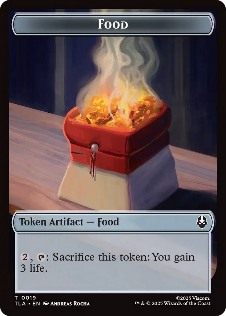 Ballistic Boulder // Food (0019) Double-Sided Token [Avatar: The Last